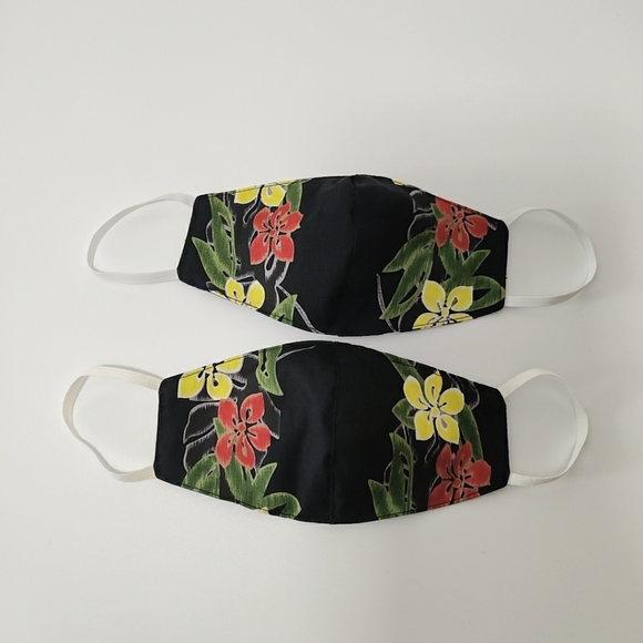 Other | 2 Pcs Handmade Hawaii Aloha Face Mask | Poshmark